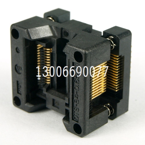 OTS-28(34)-0.65-01老化座/烧录座/SSOP28芯片老化座 28脚IC测试座 原装_ENPLAS_测试座_得技通电子商城